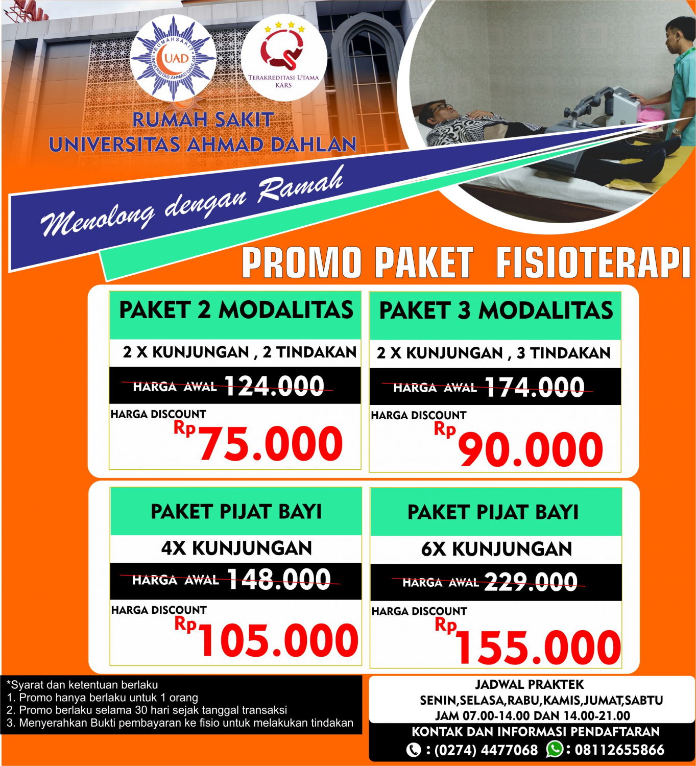 Paket Fisioterapi - Rumah Sakit UAD